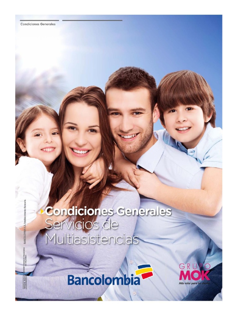 Condiciones Generales Multiasistencias Bancolombia Grupo Mok 12!08!2020 | PDF | Terapia física ...
