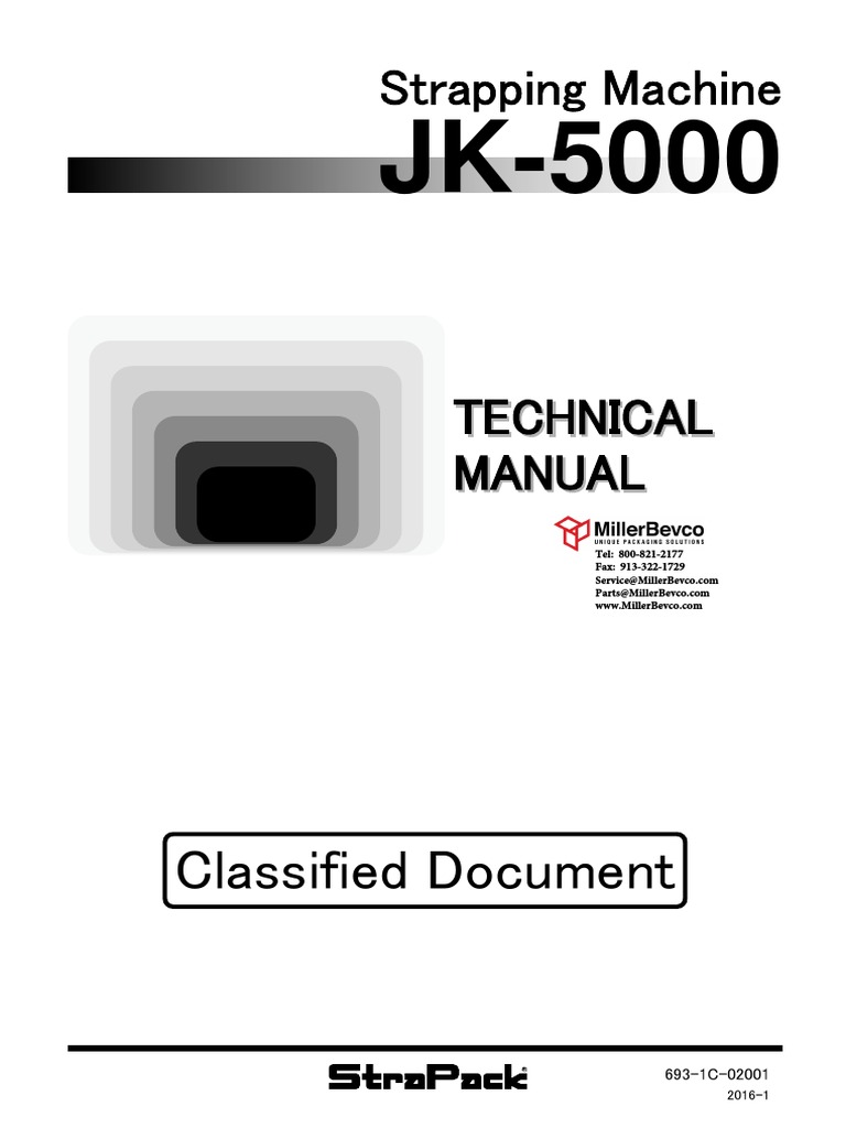 Strapack JK-5000 Tech Manual 693-1C-02001 MB | PDF | Switch | Fuse ...