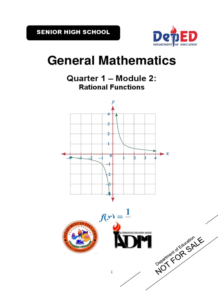 GeneralMathematics11 Q1 Module2 RationalFunctions | PDF | Function ...