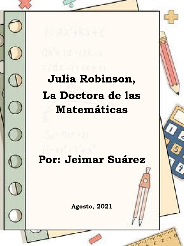 Julia Robinson | PDF | Matemáticas | Science