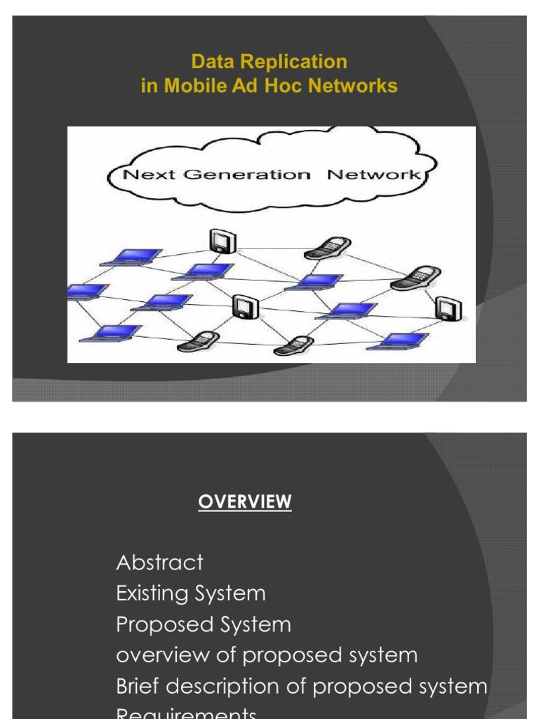 of Data Replication | PDF | Replication (Computing) | Computer Network