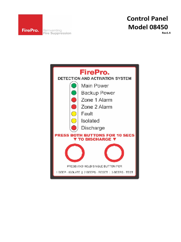 Firepro Fp8450 Control Panel | PDF | Electrical Wiring | Electrical Engineering