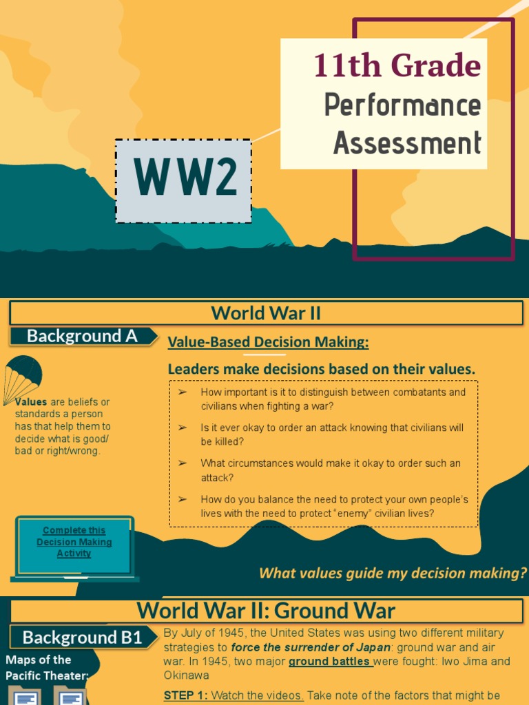 WW2 Decision Making for Students | PDF | World War II | Empire Of Japan