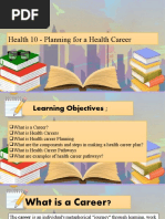 Q4-PPT-Health10 - Lesson 1 (Health Career) | PDF | Decision Making ...