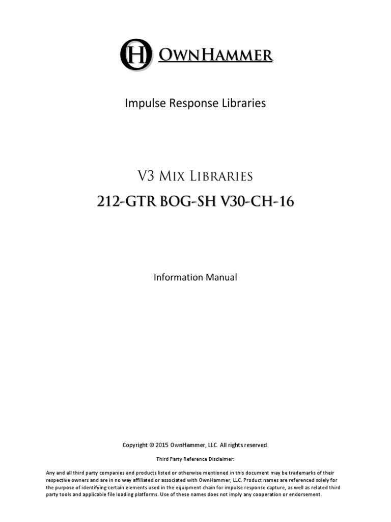 212-GTR BOG-SH V30-CH-16 V3 Mix | PDF | Microphone | Computer File