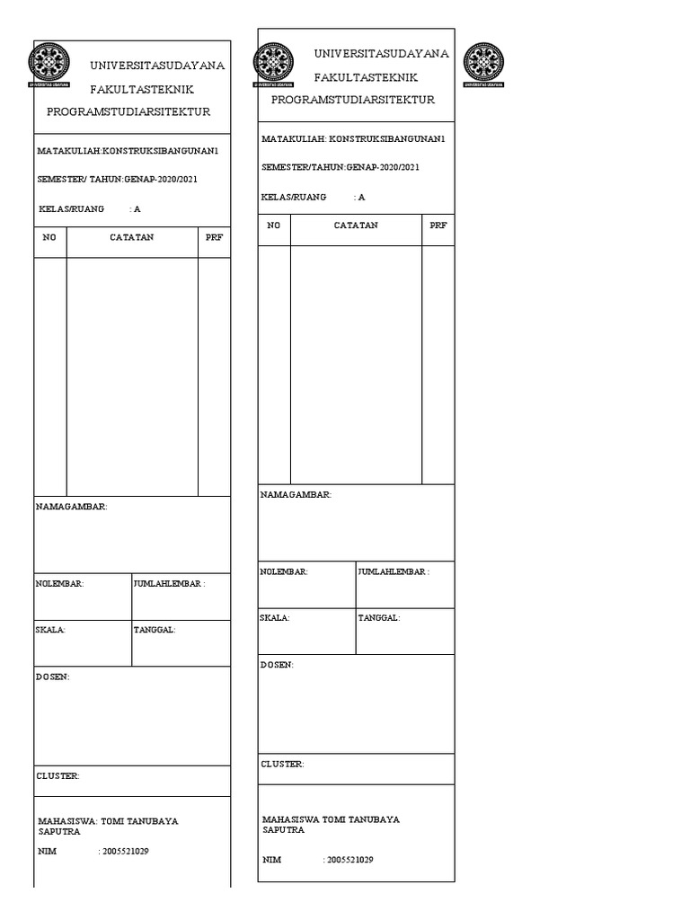 Template Kop Gambar KB (Print Di Kertas A4 Potrait) | PDF