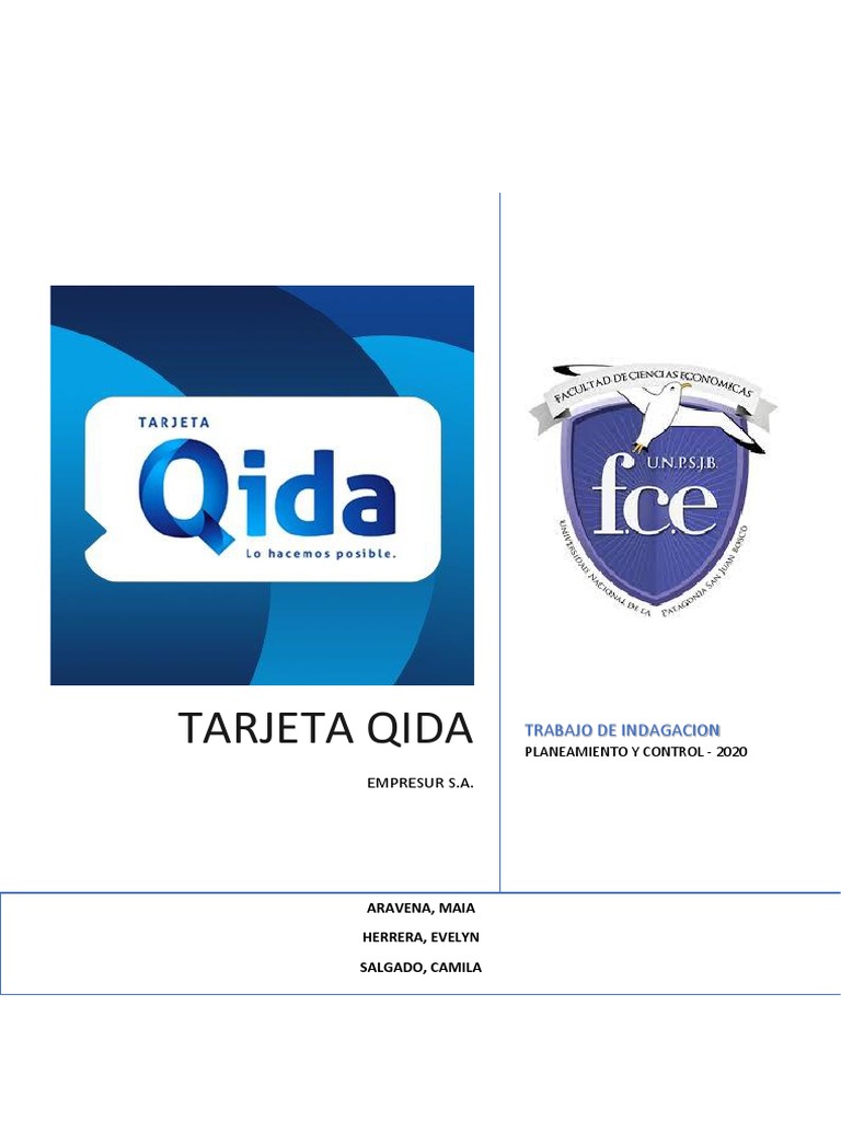 Tarjeta Qida - Trabajo de Indagacion | PDF | Planificación | Toma de decisiones