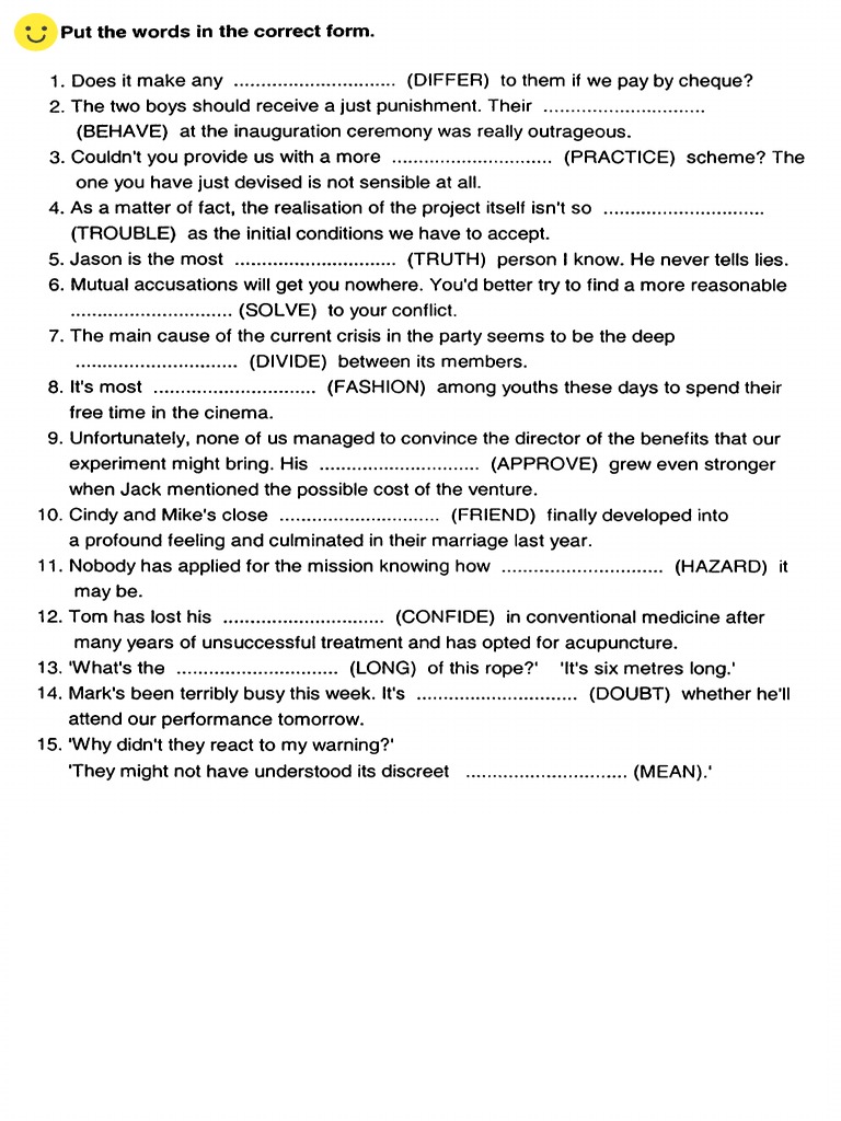 Test Your Language Skill | PDF