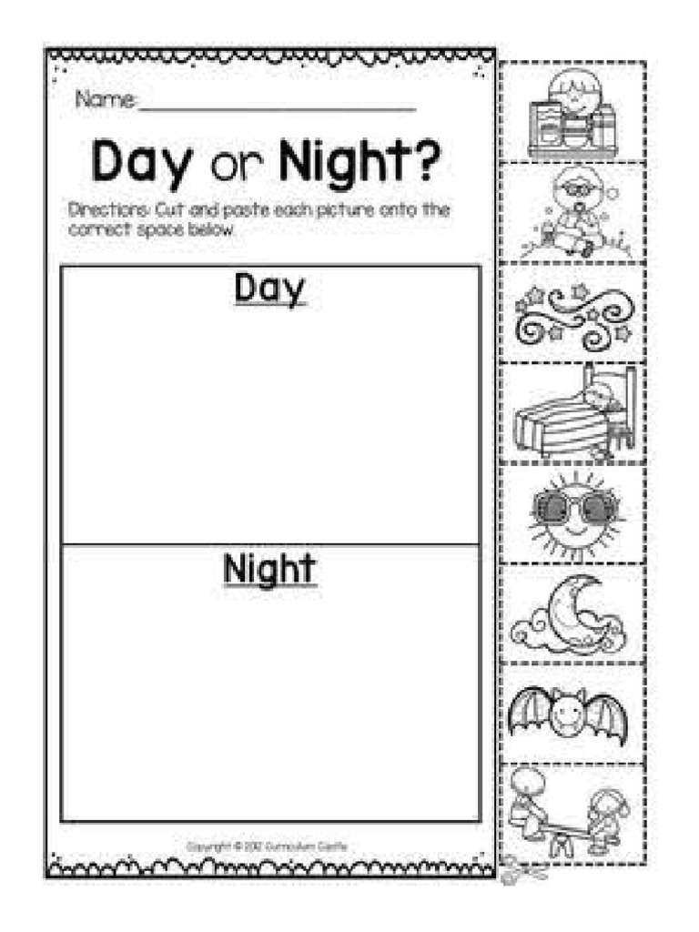 Day and Night Activity | PDF