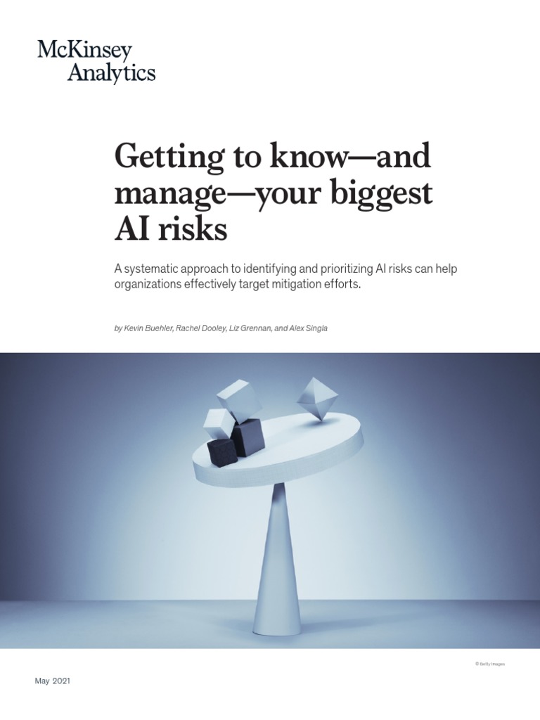 McKinsey "Getting To Know-And Manage-Your Biggest AI Risks" | PDF ...