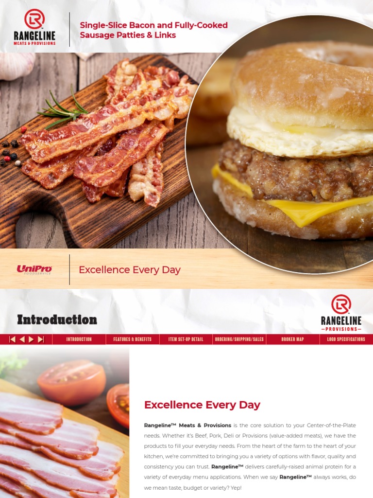 Rangeline Bacon and Breakfast Sausage Rollout Packet Smithfield 2021 06 ...