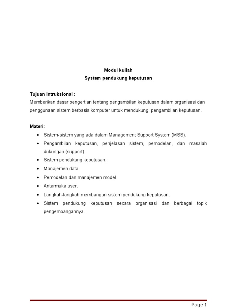Modul SPK | PDF