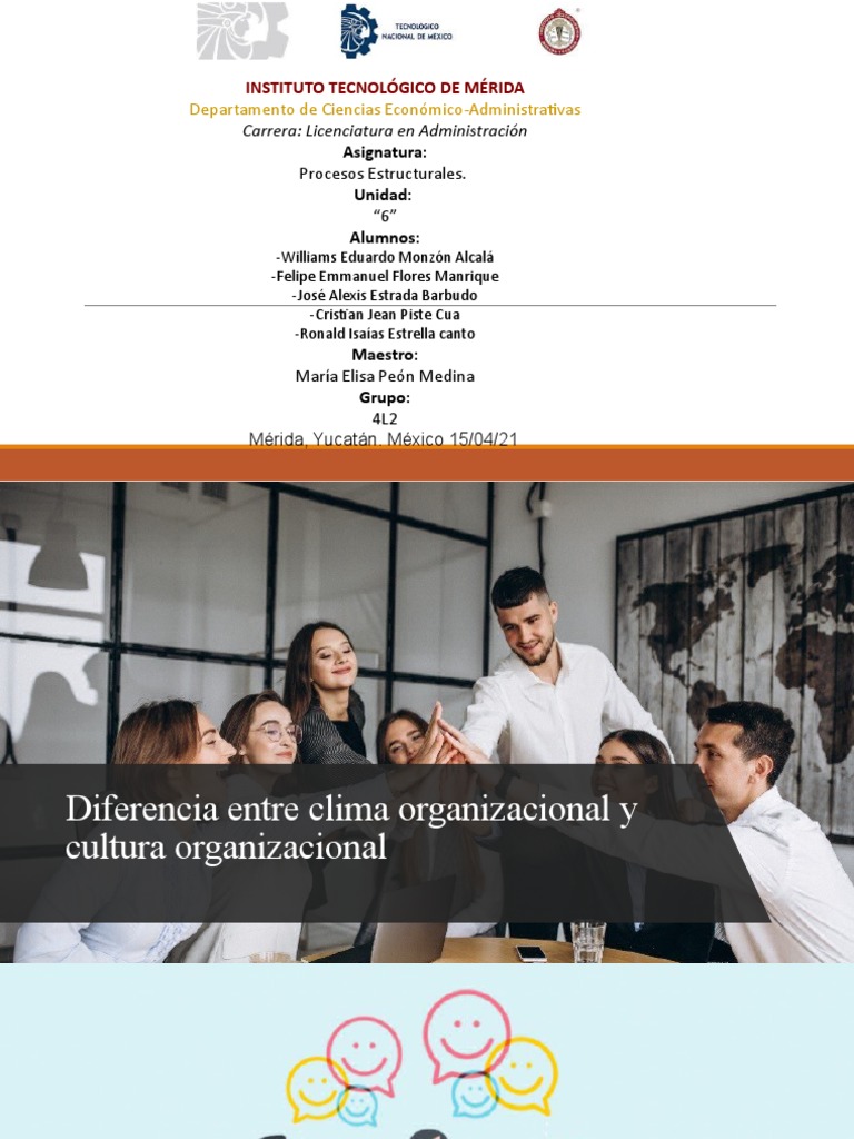 Unidad 6 Presentacion Equipo 3 Monzon-Williams | PDF | Cultura ...