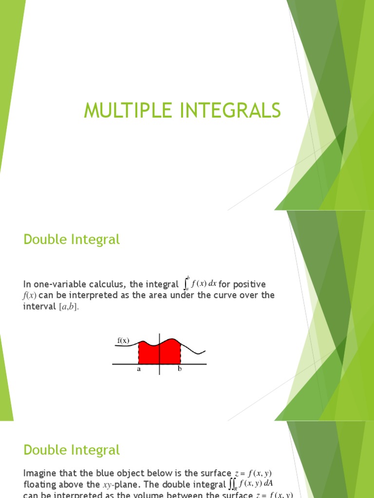Chap 2 1 Double Integral | PDF | Integral | Analysis