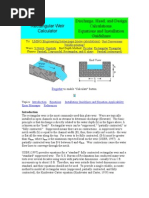 V Notch Weir Discharge Calculator and Equations | PDF | Nature