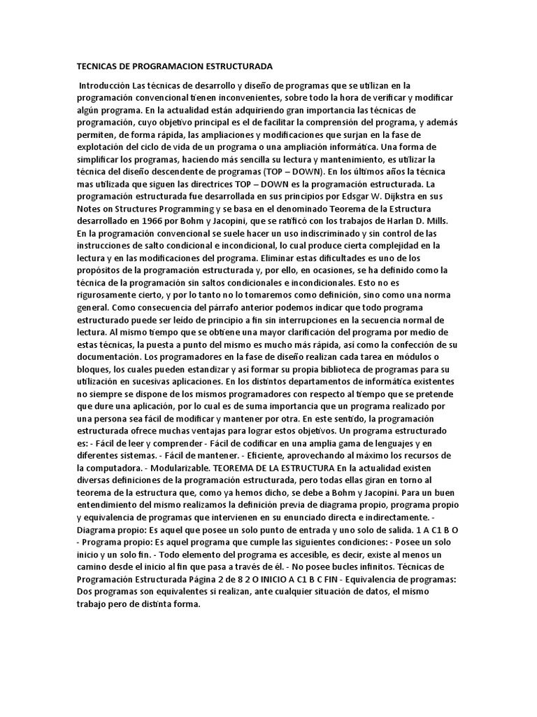 Estructuras de Programacion | PDF | Programación de computadoras ...