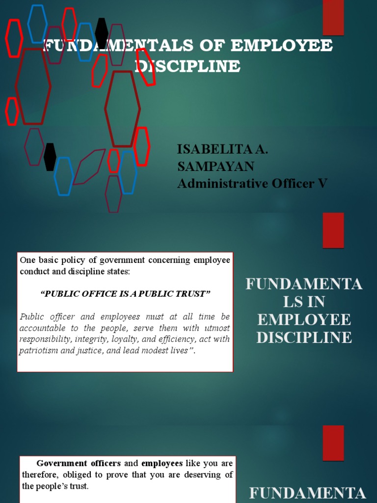 Employee Discipline Fundamentals | PDF | Employment | Punishments