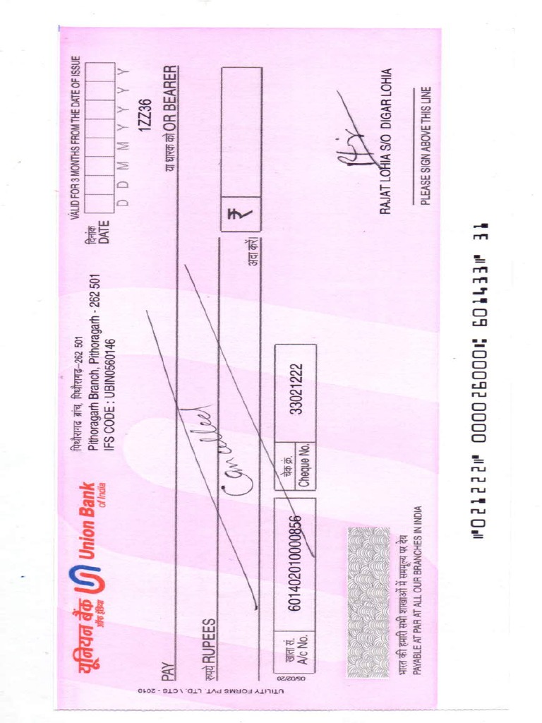 Cancelled Check | PDF