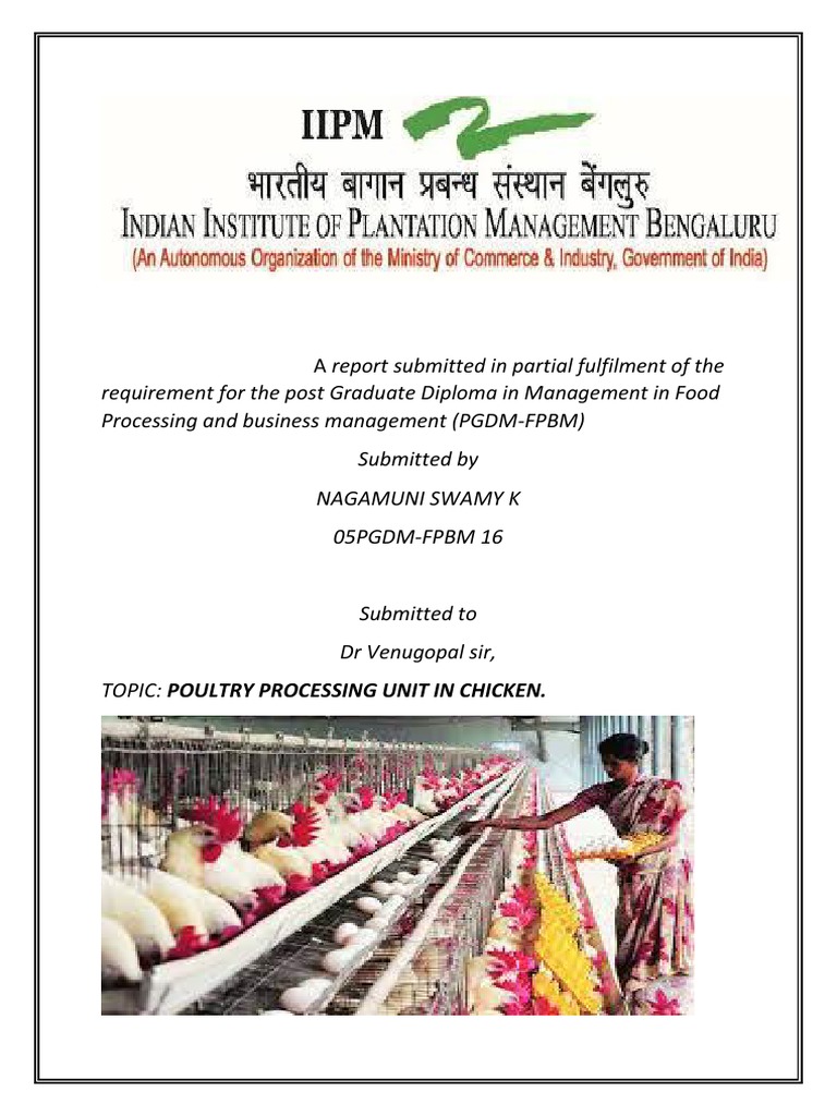 Poultry Processing in Chicken | PDF | Poultry | Poultry Farming