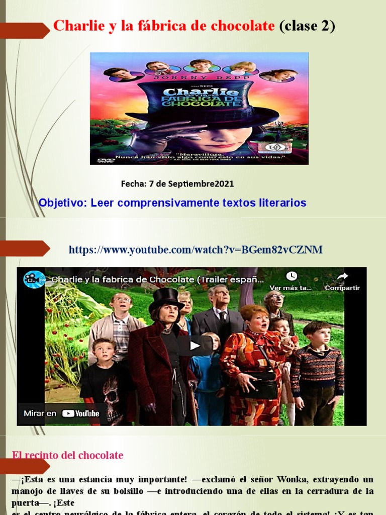 1795 QaMBc71v Charlie y La Fabrica de Chocolate Clase 2 | PDF | Chocolate