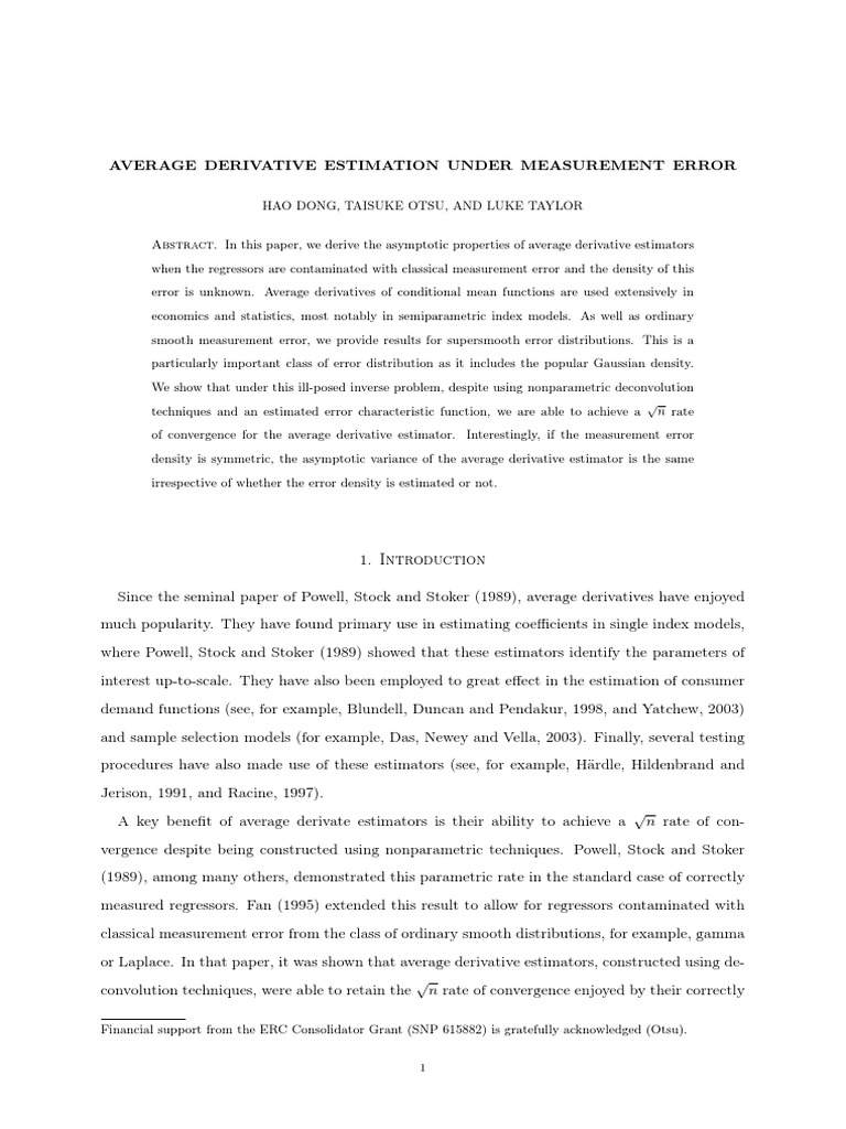 Em 602 | PDF | Estimator | Functions And Mappings