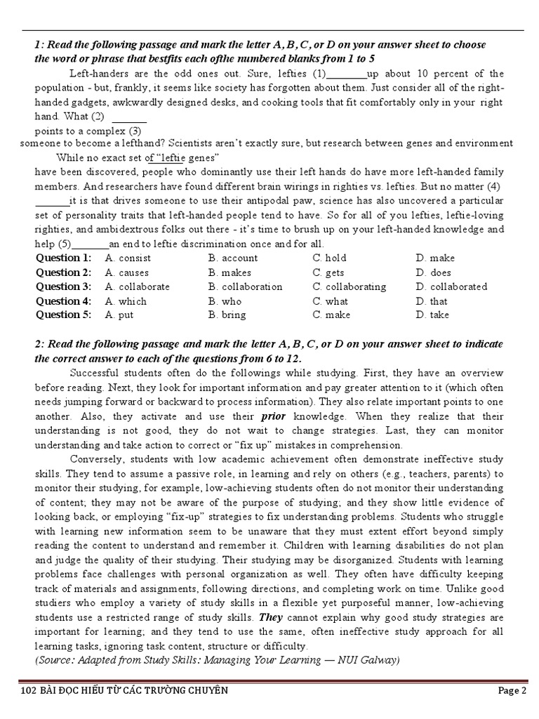 Advanced Reading Comprehension | PDF | Water Pollution | Water