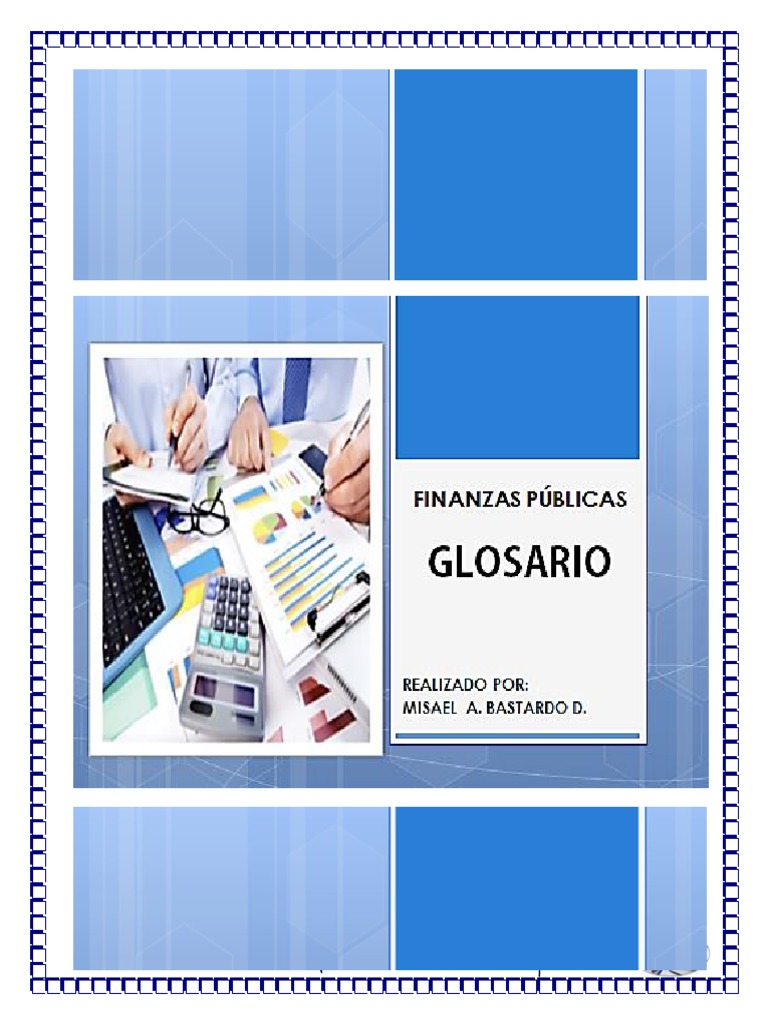 Glosario de Finanzas Publicas | PDF | Dinero | Impuestos