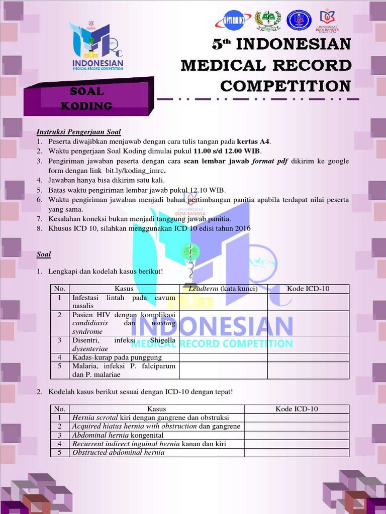 Soal Koding IMRC 2021 | PDF
