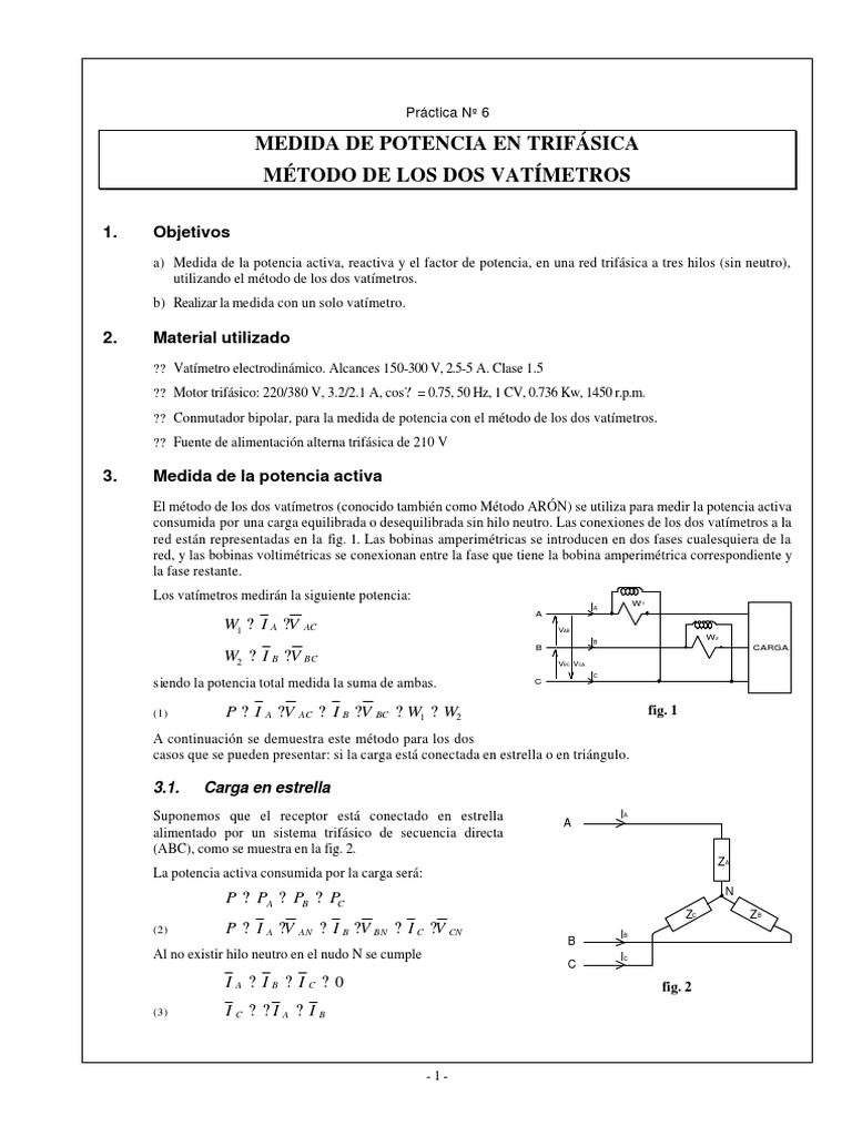 Metodo Aron | PDF | Energia electrica | Naturaleza