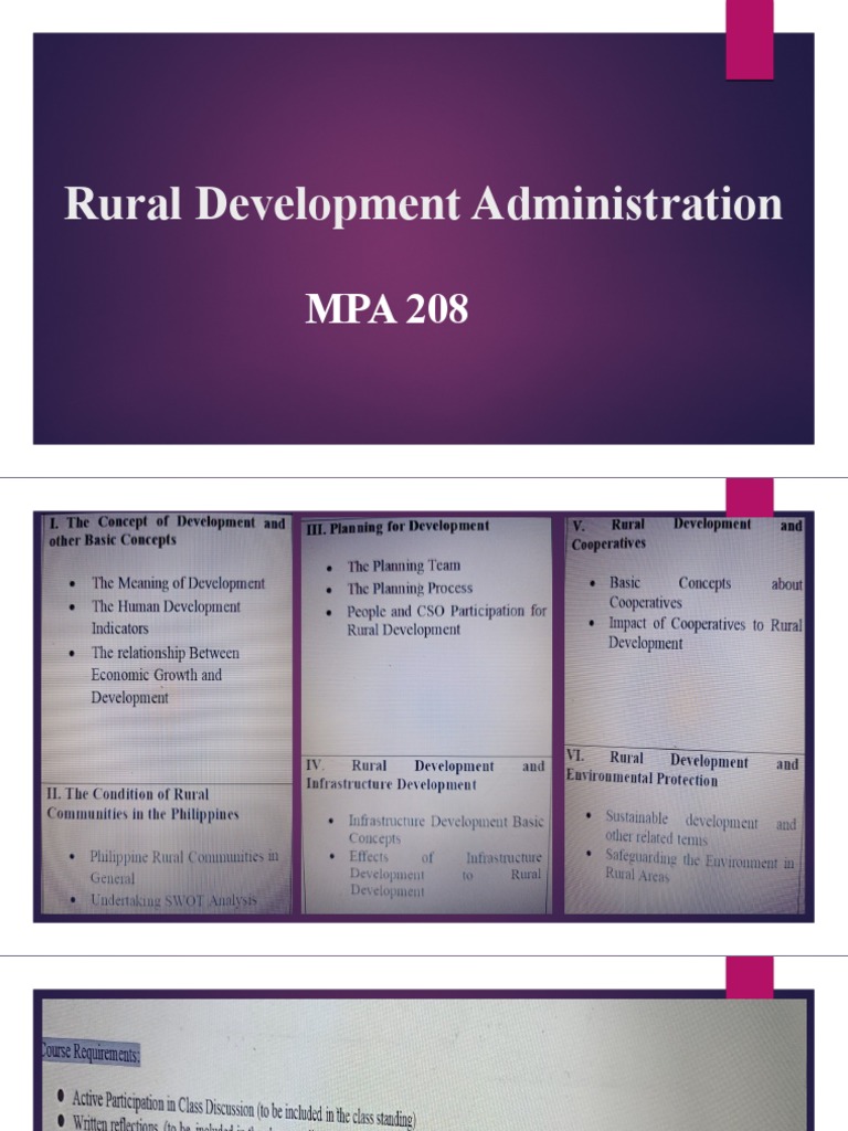 Rural Development Administration | PDF