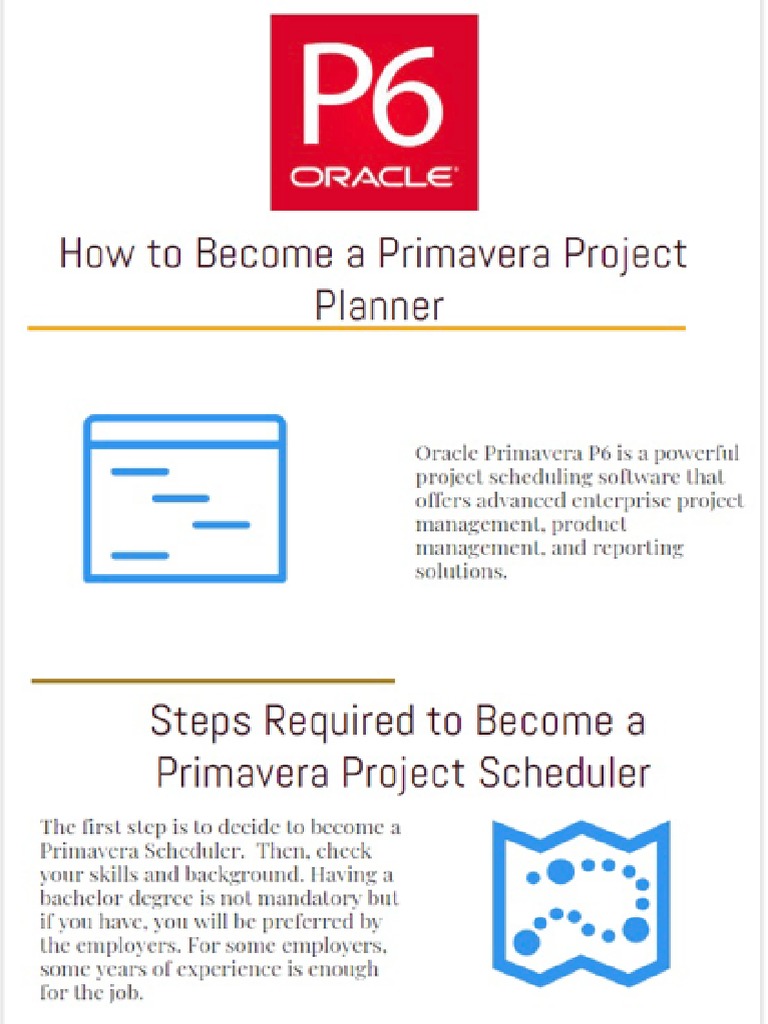 PRIMAVERA p6 | PDF | Project Management