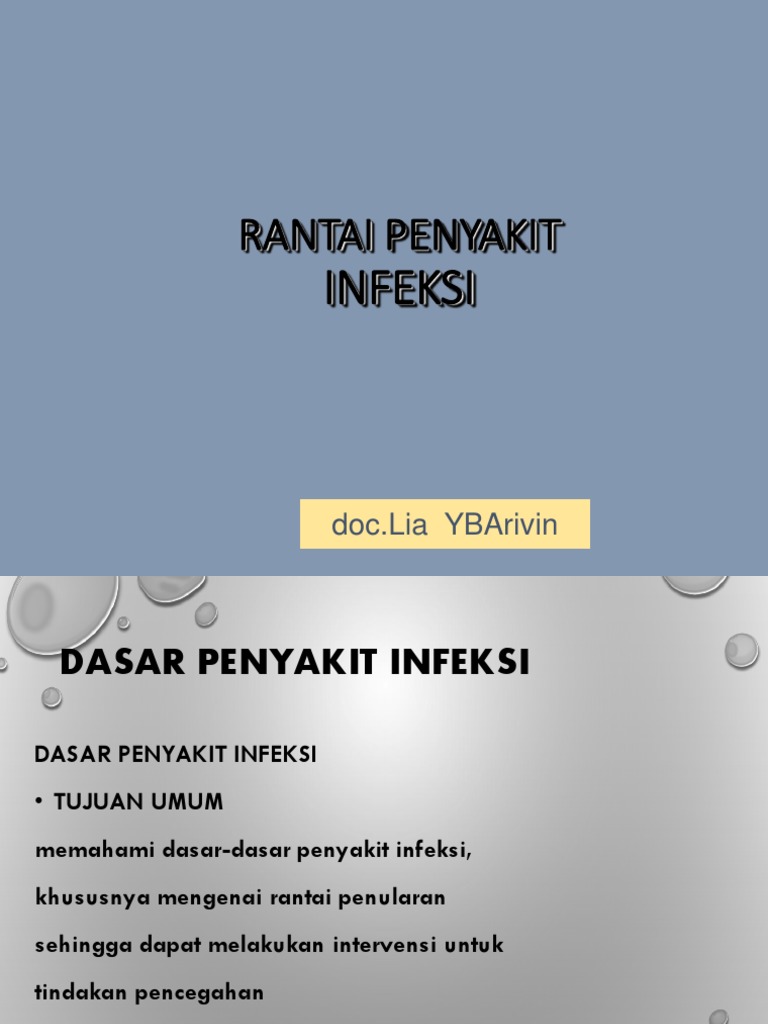 Rantai Infeksi | PDF