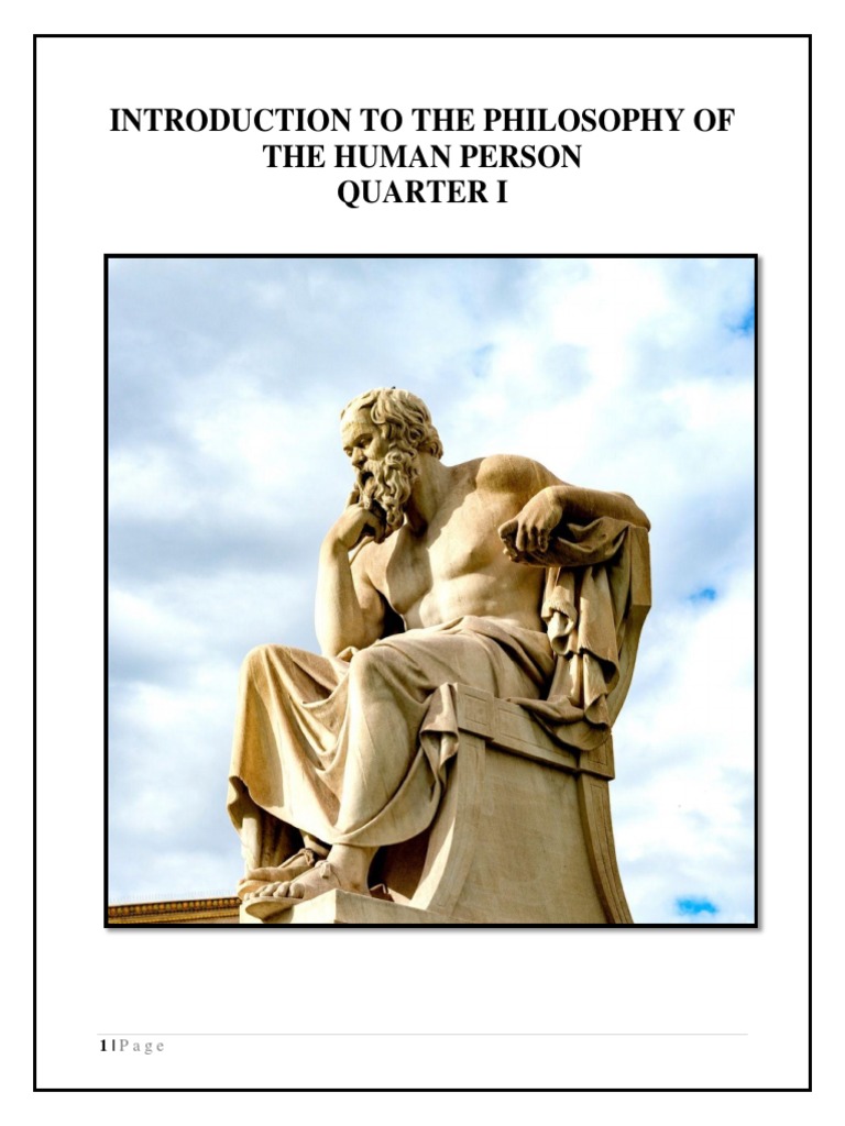Introduction To The Philosophy of The Human Person | PDF | Reason ...