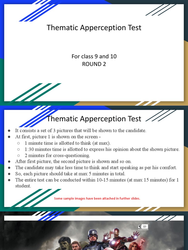 Thematic Apperception Test | PDF