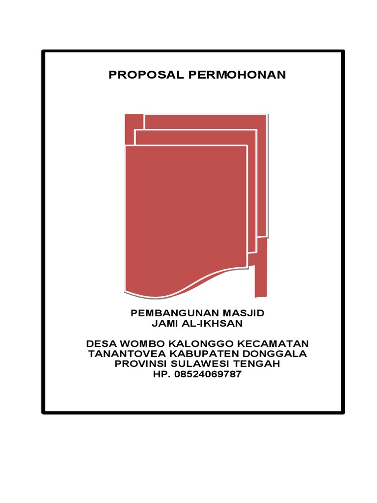 Proposal Pengajuan Dana Mesjid BPN | PDF