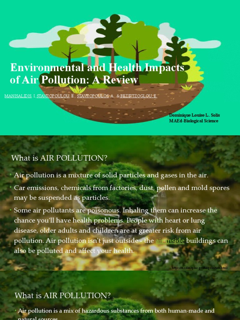 Environmental and Health Impacts of Air Pollution | PDF | Air Pollution ...