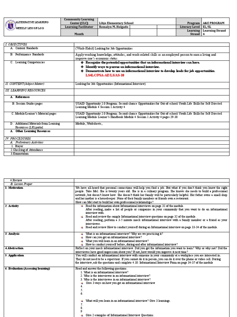 Module 4 Session 1 Activity 4 Modular Type DLL | PDF | Interview | Learning