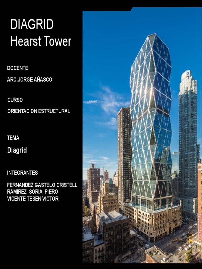 Diagrid Hearst Tower | PDF | Acero | Diseño arquitectonico