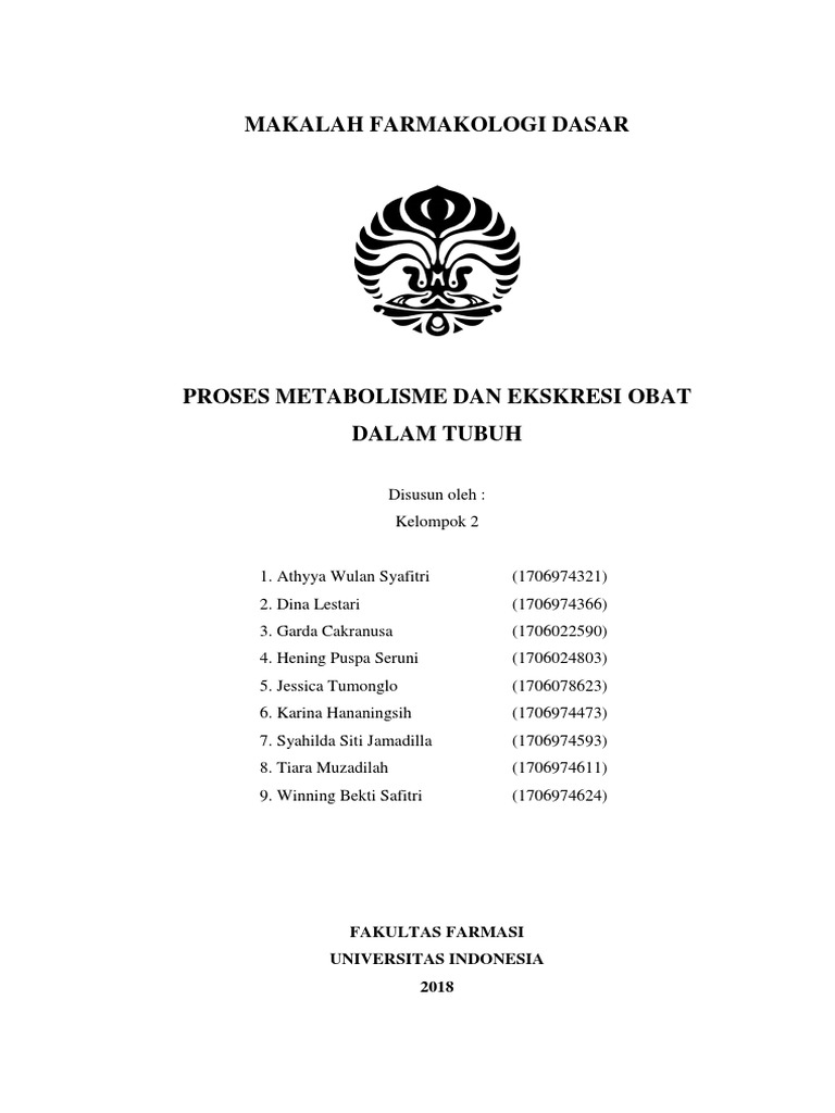 Makalah QBL 2 - Metabolisme Dan Ekskresi | PDF