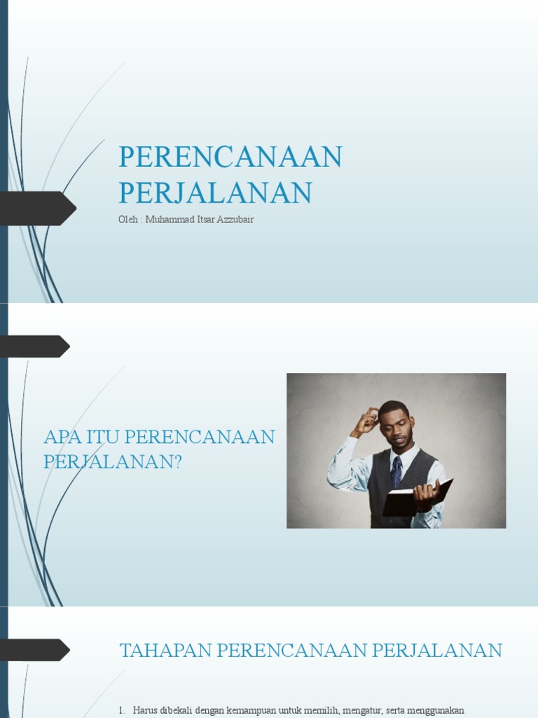 Perencanaan Perjalanan Itsar | PDF