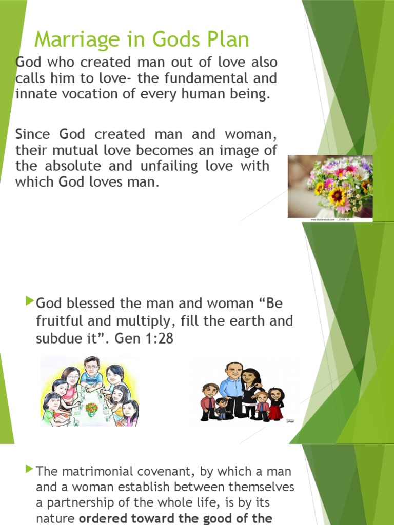 Marriage in Gods Plans | PDF | Marriage | Baptism