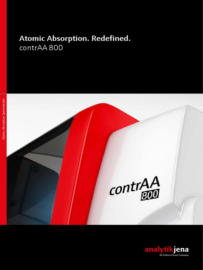 Atomic Absorption. Redefined. Contraa 800 | PDF | Atomic Absorption ...