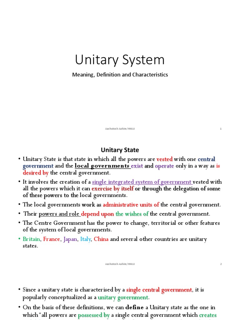 L24 Unitary System | PDF | Special Administrative Regions Of China ...