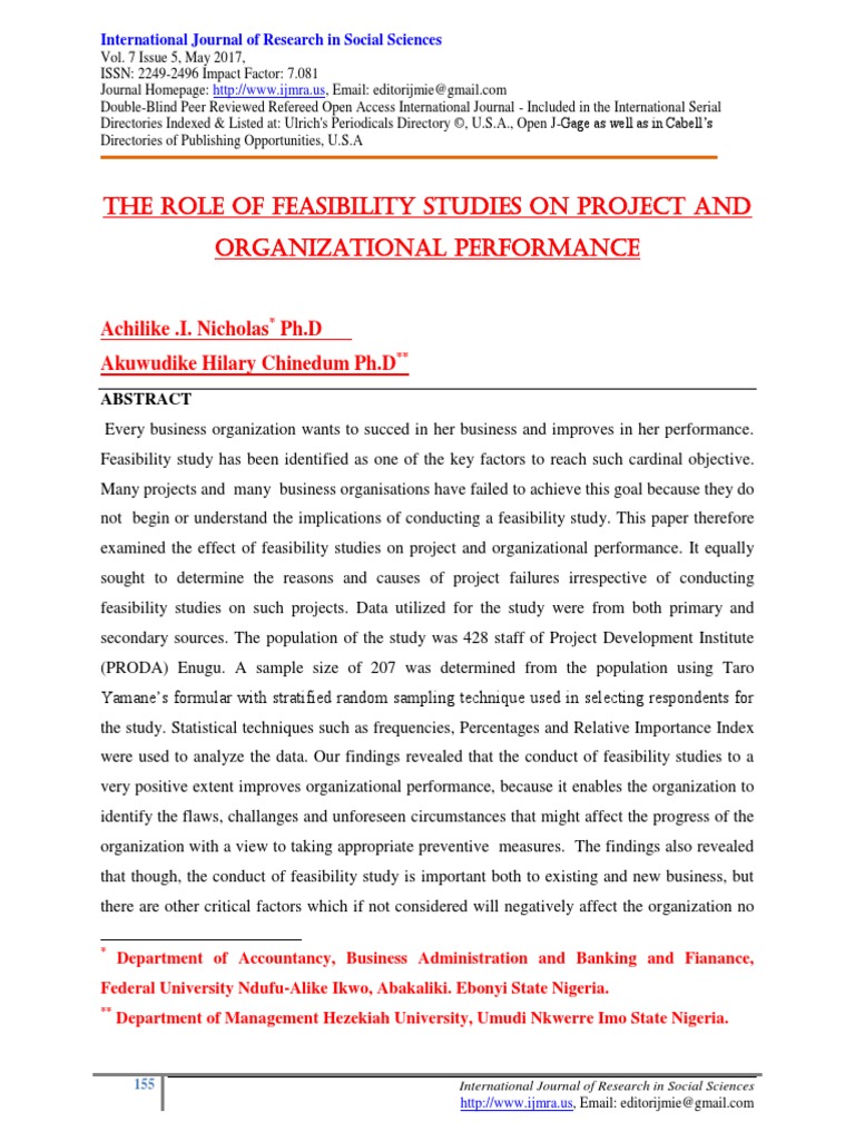 Feasibility Study Book | Download Free PDF | Feasibility Study | Business