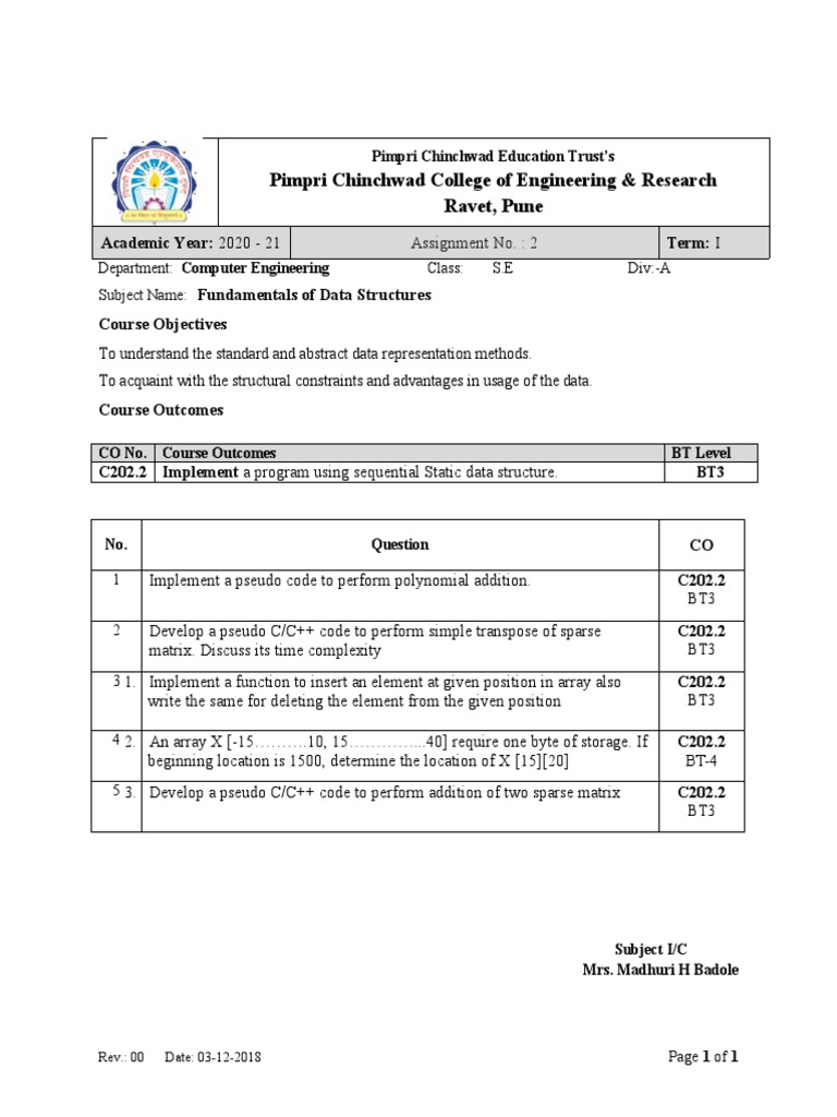 Data Structures Assignment Guide | PDF | Computers