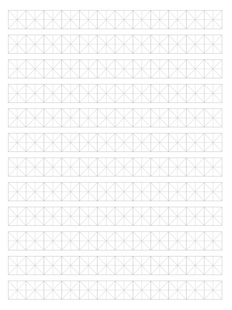 Chinese Writing Paper | PDF
