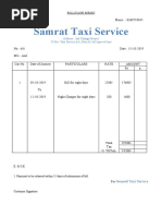 LNT - Duty Slip Format | PDF