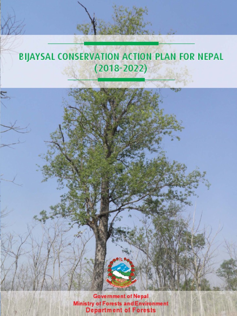 Bijaysal Conservation Action Plan For Nepal 2018-2022 - English ...
