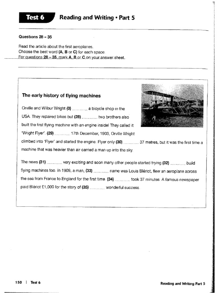 KET Part 5 - TEST 9 | PDF