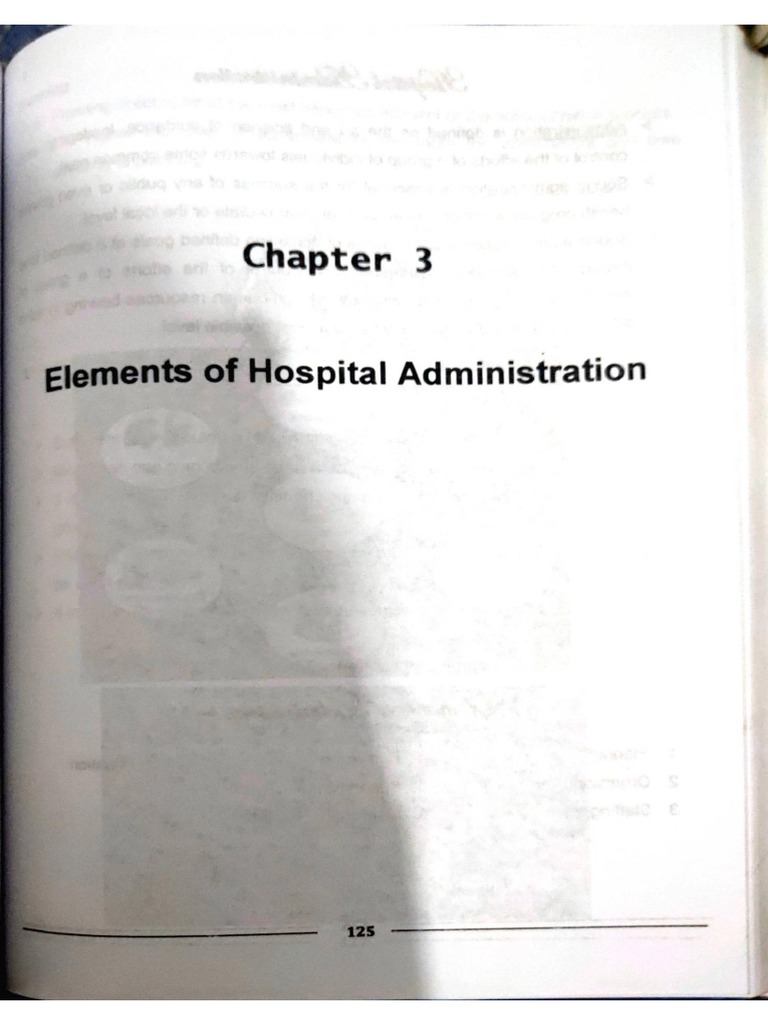 Elements of Hospital Administration | PDF